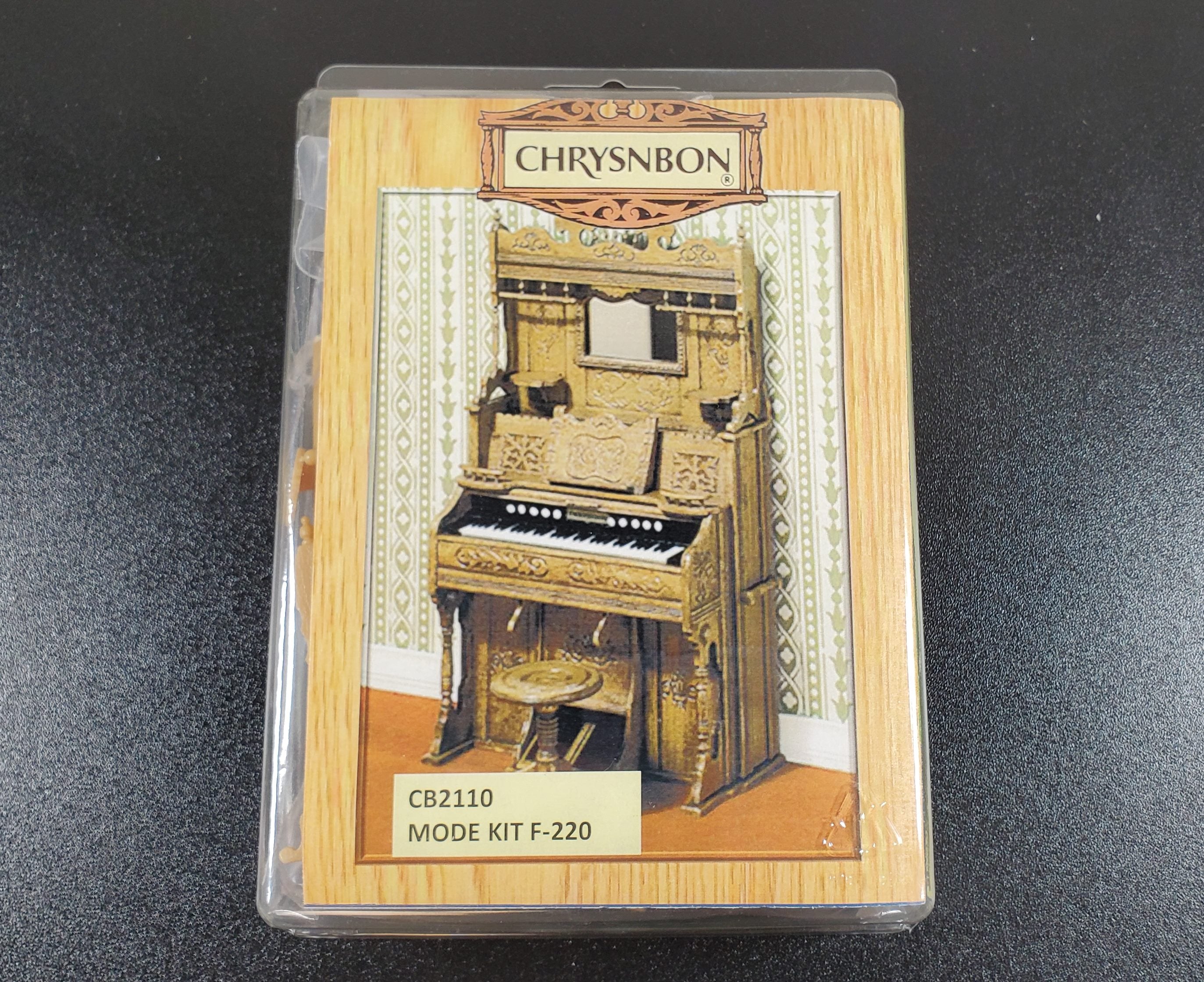 Dollhouse Chrysnbon Pump Organ KIT with Seat Plastic 1:12 Scale Miniat ...