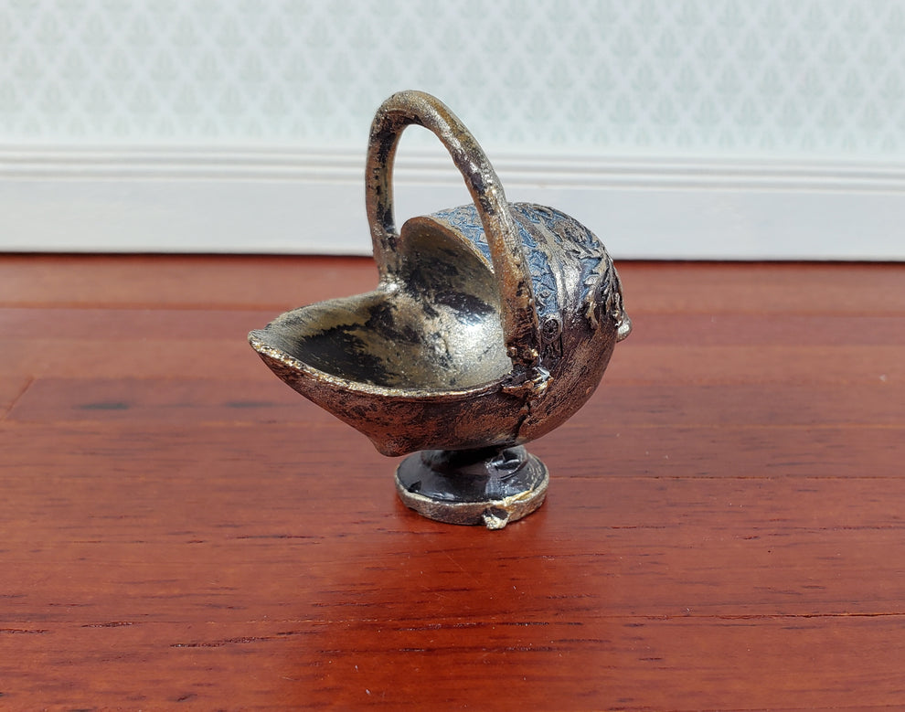 Dollhouse Coal Scuttle Bucket Fireplace Accessory Resin 1:12 Scale Min ...
