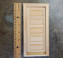 Dollhouse Door 5 Panel Traditional Interior 1:12 Scale Miniature ...