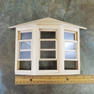 Dollhouse Miniature 3 Bay Window Working Large 1:12 Scale Houseworks ...