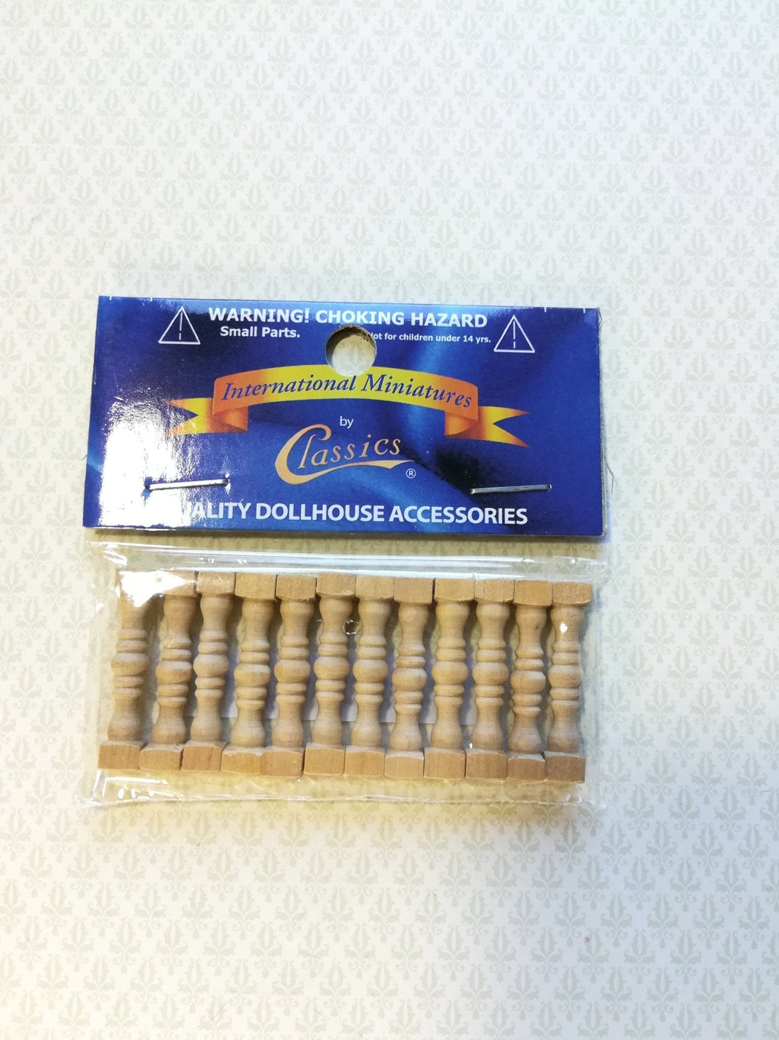 Dollhouse Miniature Small Spindles Posts 1:12 Scale 1 1/8" Tall Porches ...
