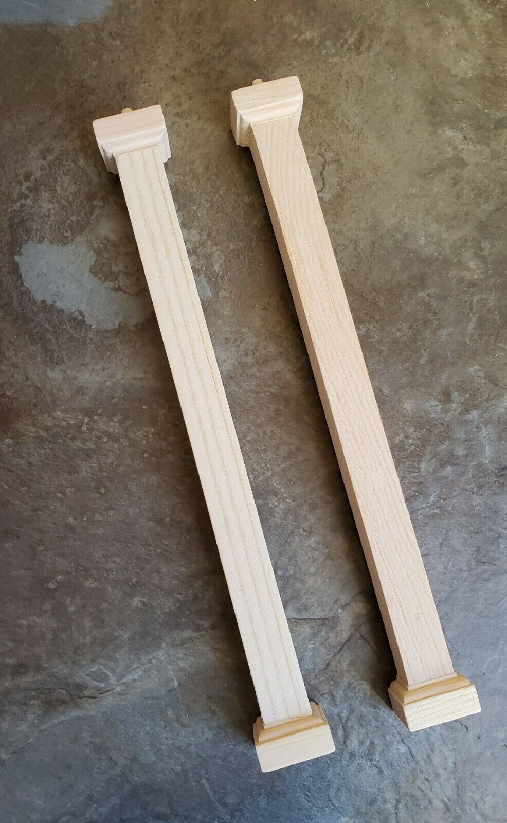 Dollhouse Miniature Square Columns Pillars 2 pieces 8 3/8" Tall 1:12 ...
