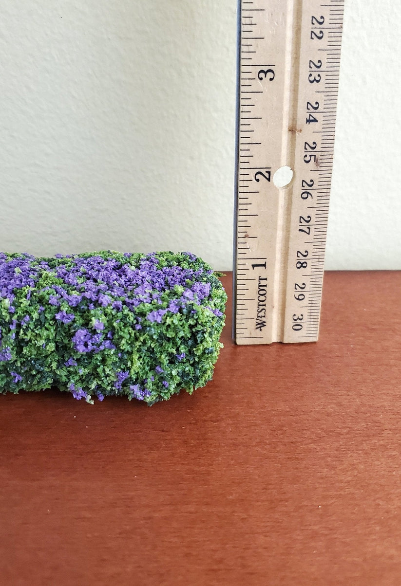 Flowering Hedge Purple Bendable Model RR Dioramas Dollhouses Scenery ...